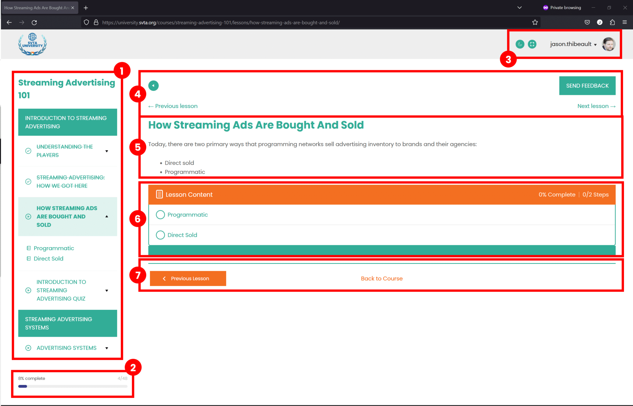 SVTA University Tutorial: How-To Navigate the Interface – SVTA University
