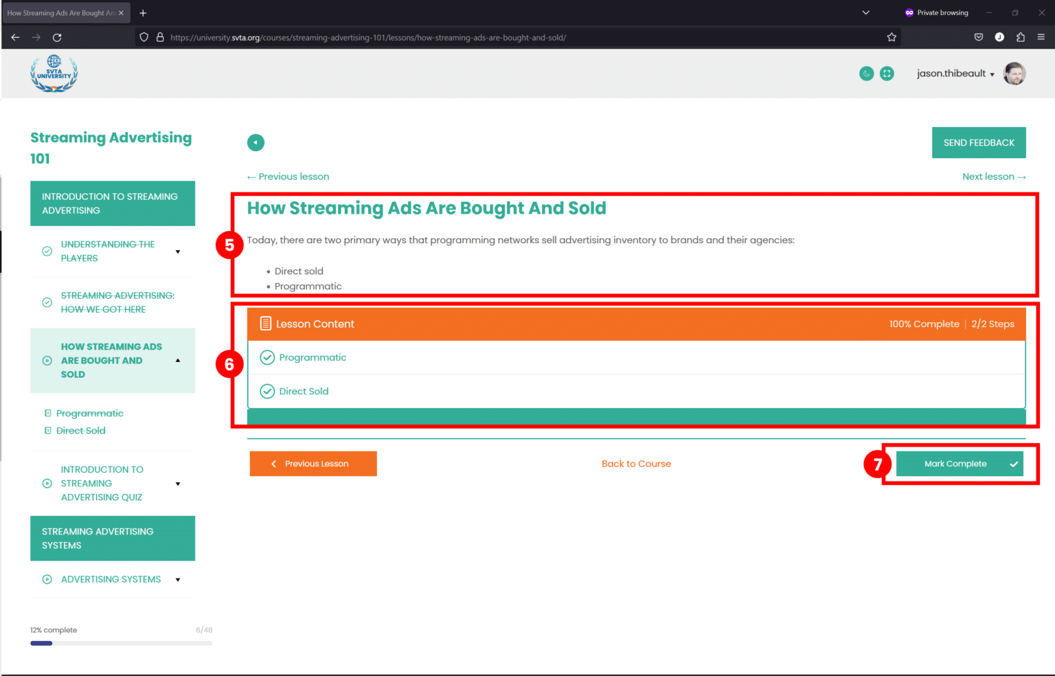 SVTA University Tutorial: How-To Take A Course – SVTA University