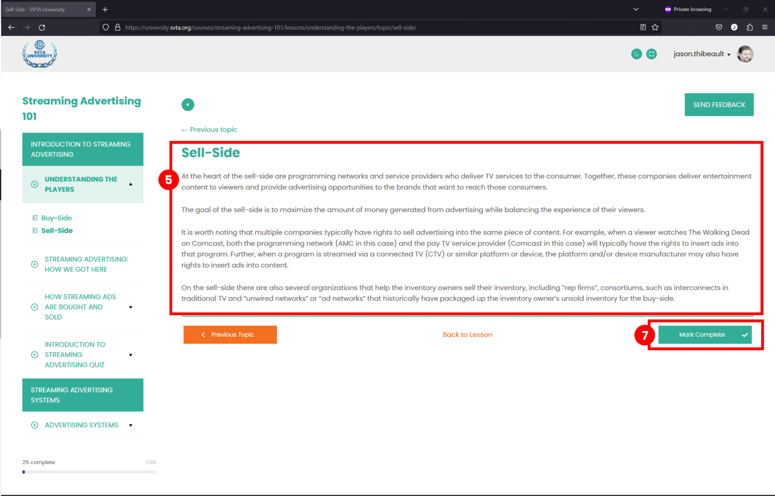 SVTA University Tutorial: How-To Take A Course – SVTA University